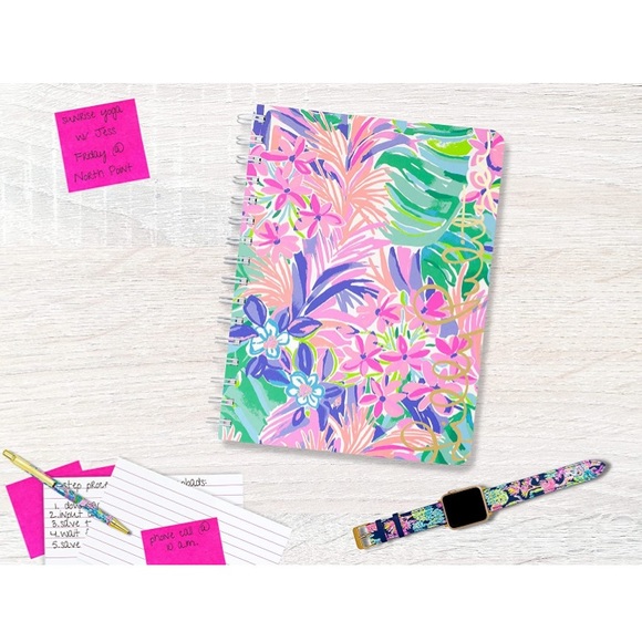 Lilly Pulitzer | Office | Nwt Lilly Pulitzer Hardcover Spiral Notebook ...
